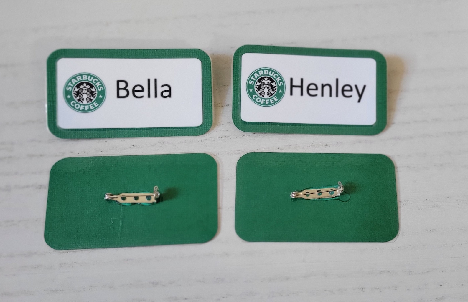 Starbucks Party Name Tags Set of 12/starbucks Birthday Party/starbucks ...