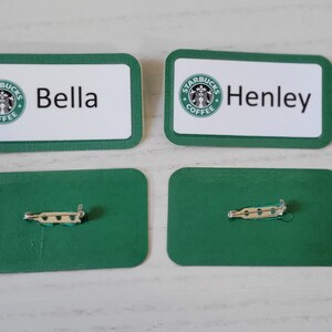 Starbucks Party Name Tags Set of 12/starbucks Birthday Party/starbucks ...