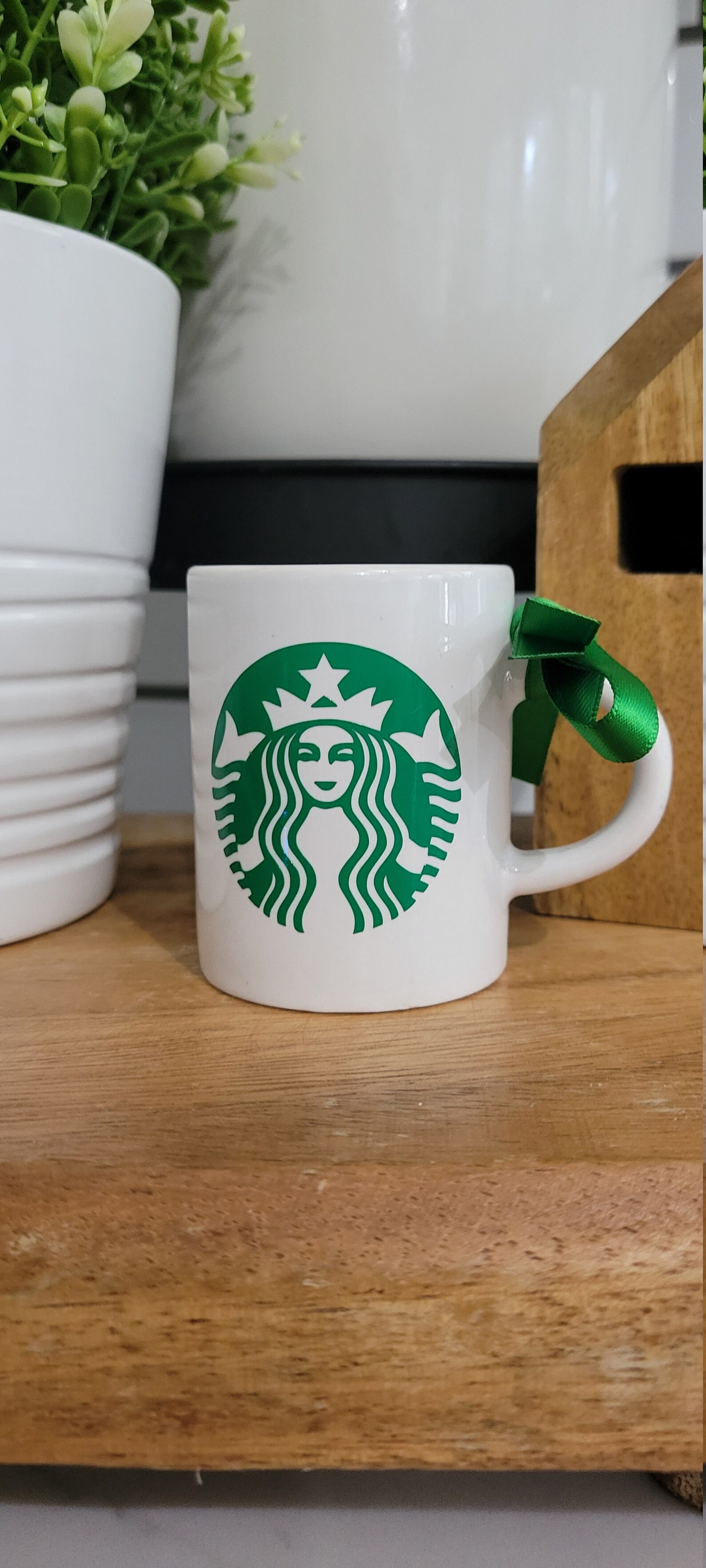 Starbucks Mini Coffee Cup / Farmhouse Tiered Tray/ Rae Dunn - Etsy