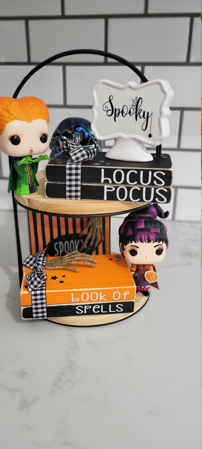 Hocus Pocus Book Stack Halloween Rae Dunn Book of Spells - Etsy