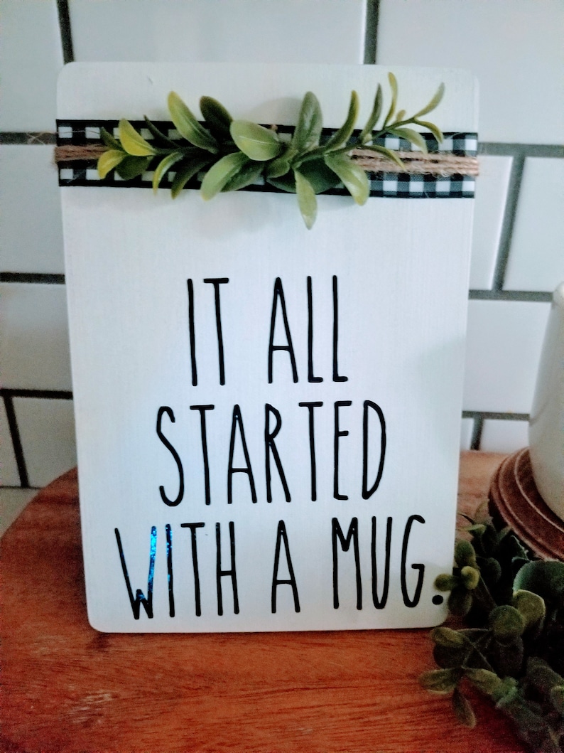 Rae Dunn Inspired Farmhouse Sign, Farmhouse Decor, Wood Signs, Rae Dunn ...