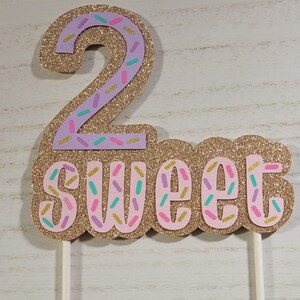 Two Sweet Cake Topper, Ice Cream Party, Cake Topper, Ice Cream Cake ...