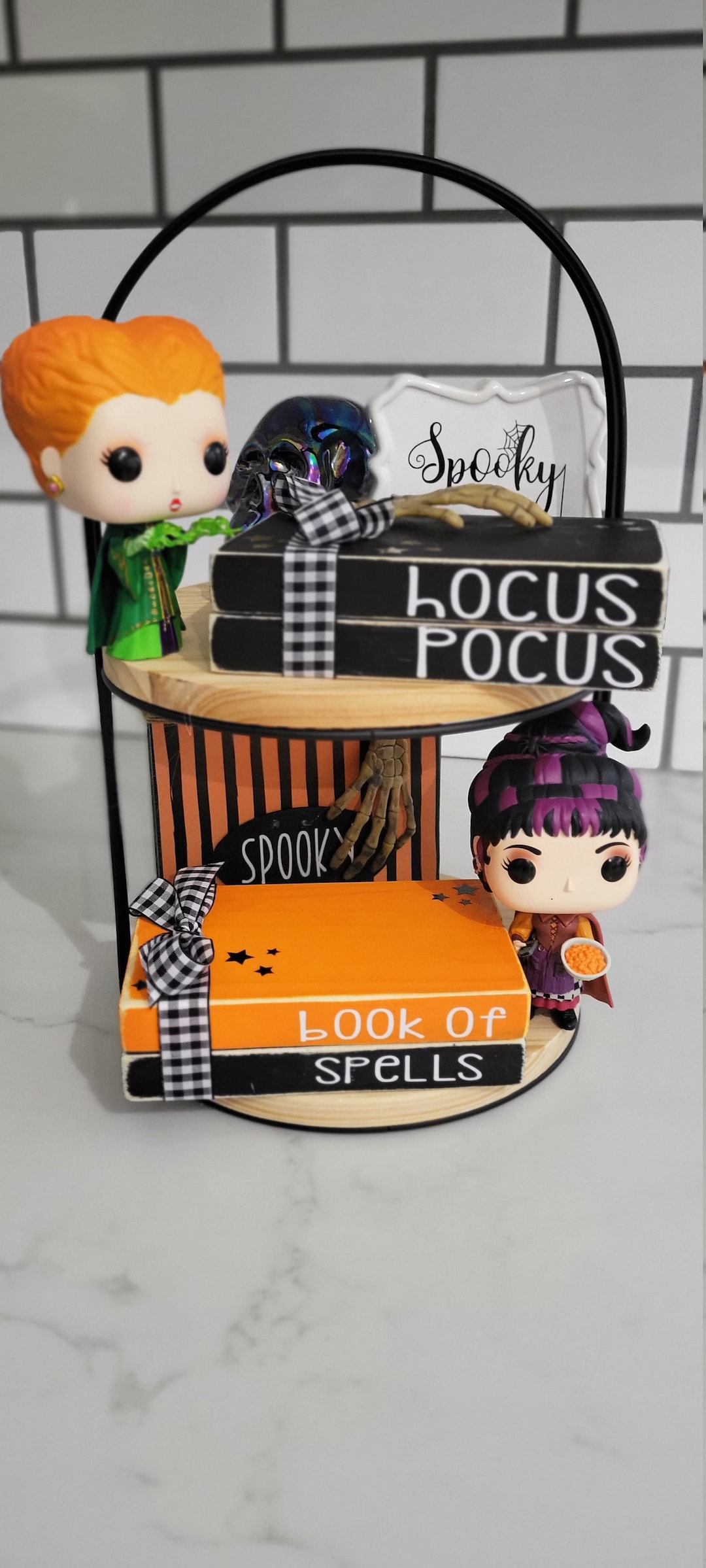 Hocus Pocus Book Stack| Halloween | Rae Dunn | Book of Spells | Hocus ...
