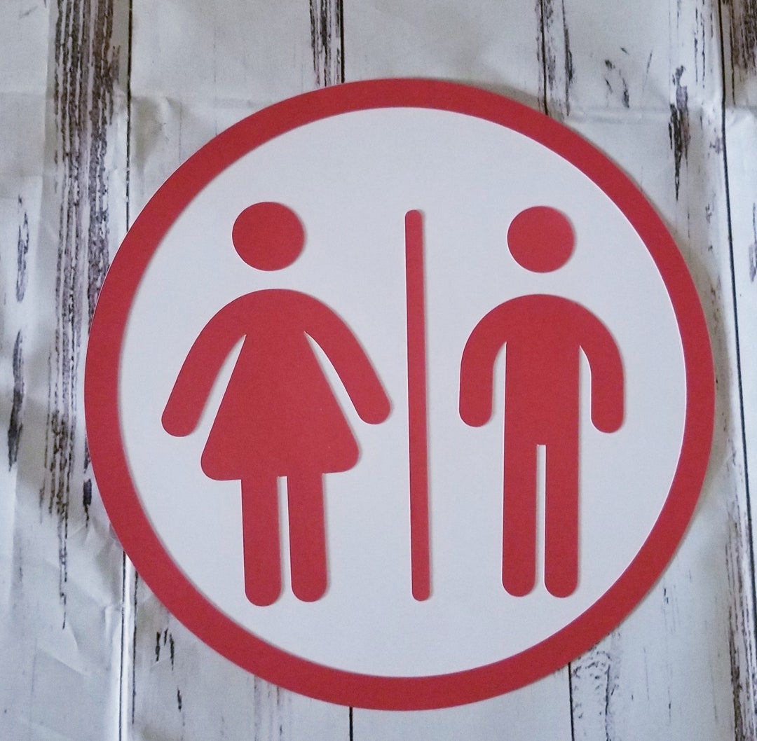 Target Party Restroom Sign /target Birthday Party/target Store Party ...