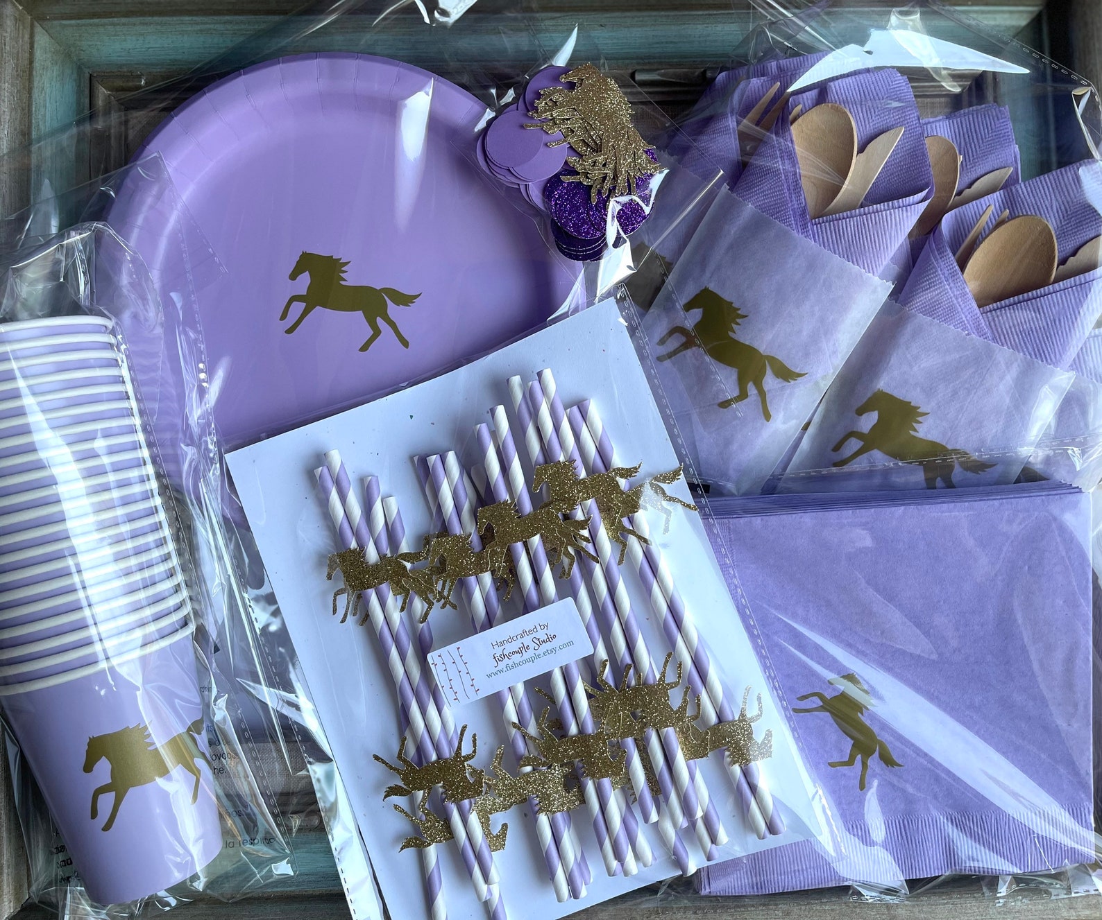 Horse Party Supplies Pony Girl Equestrian Birthday Set Plates - Etsy