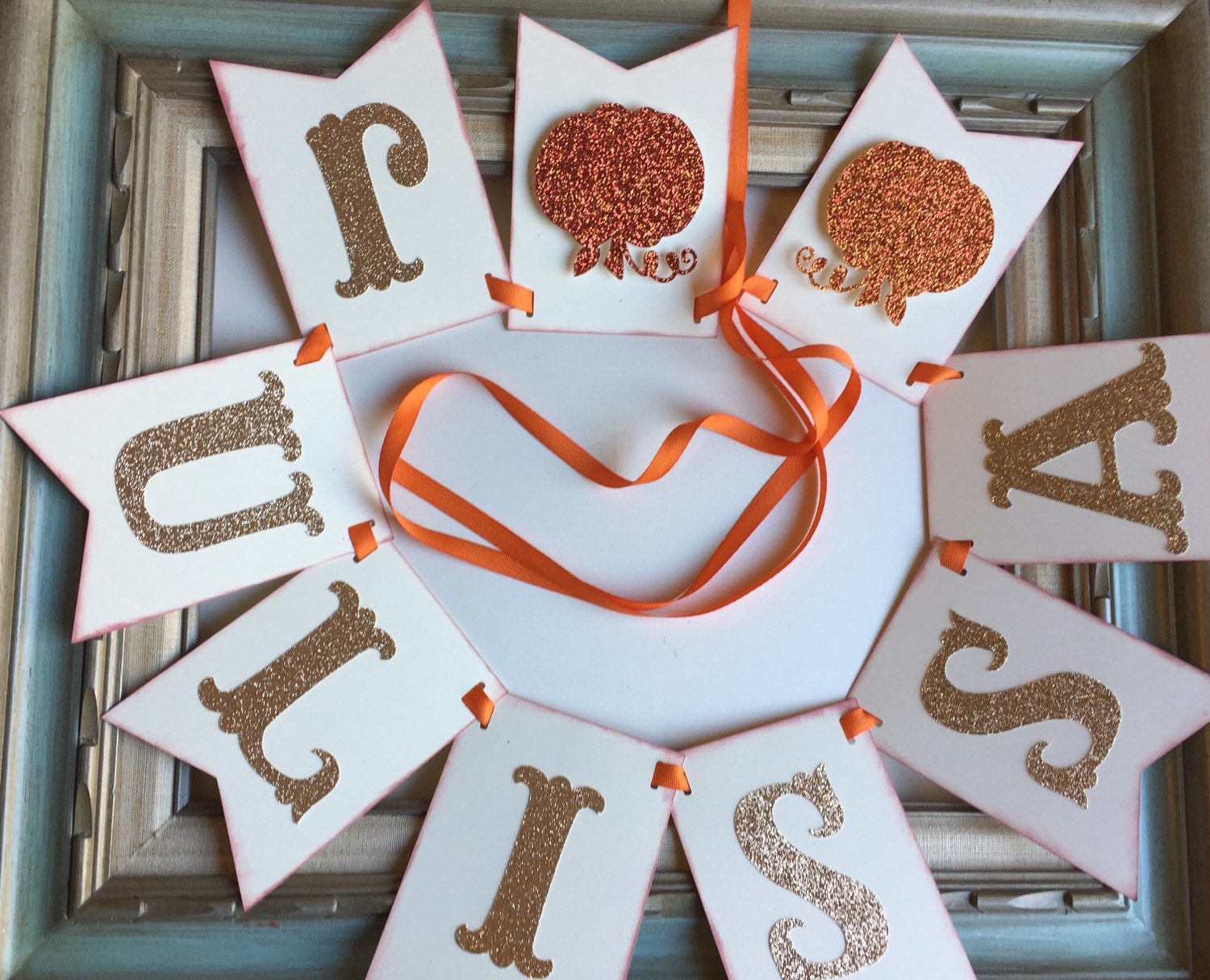 Pumpkin Banner Fall HIGH CHAIR ONE Birthday Banner One Year | Etsy