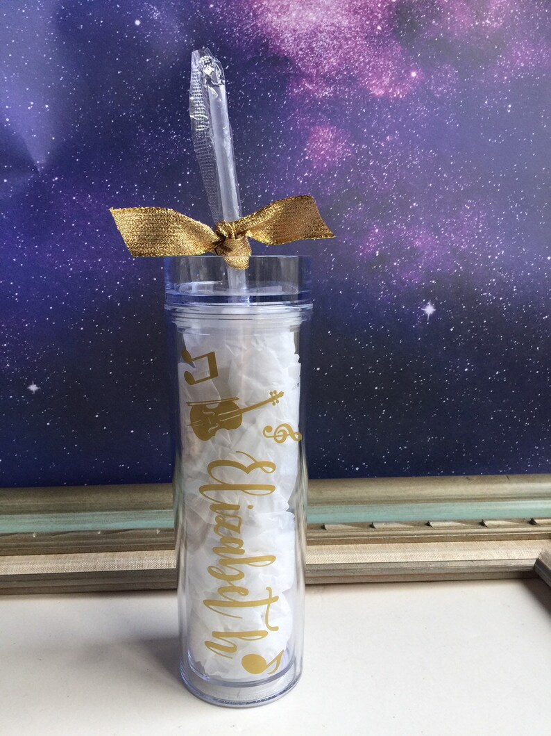 Personalized Violin Cello Tumbler Gift for Music Teachers or | Etsy