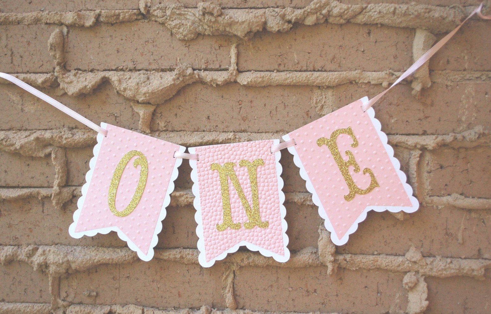 Birthday Name Party Banner One Year Old 1st First Birthday Custom ...