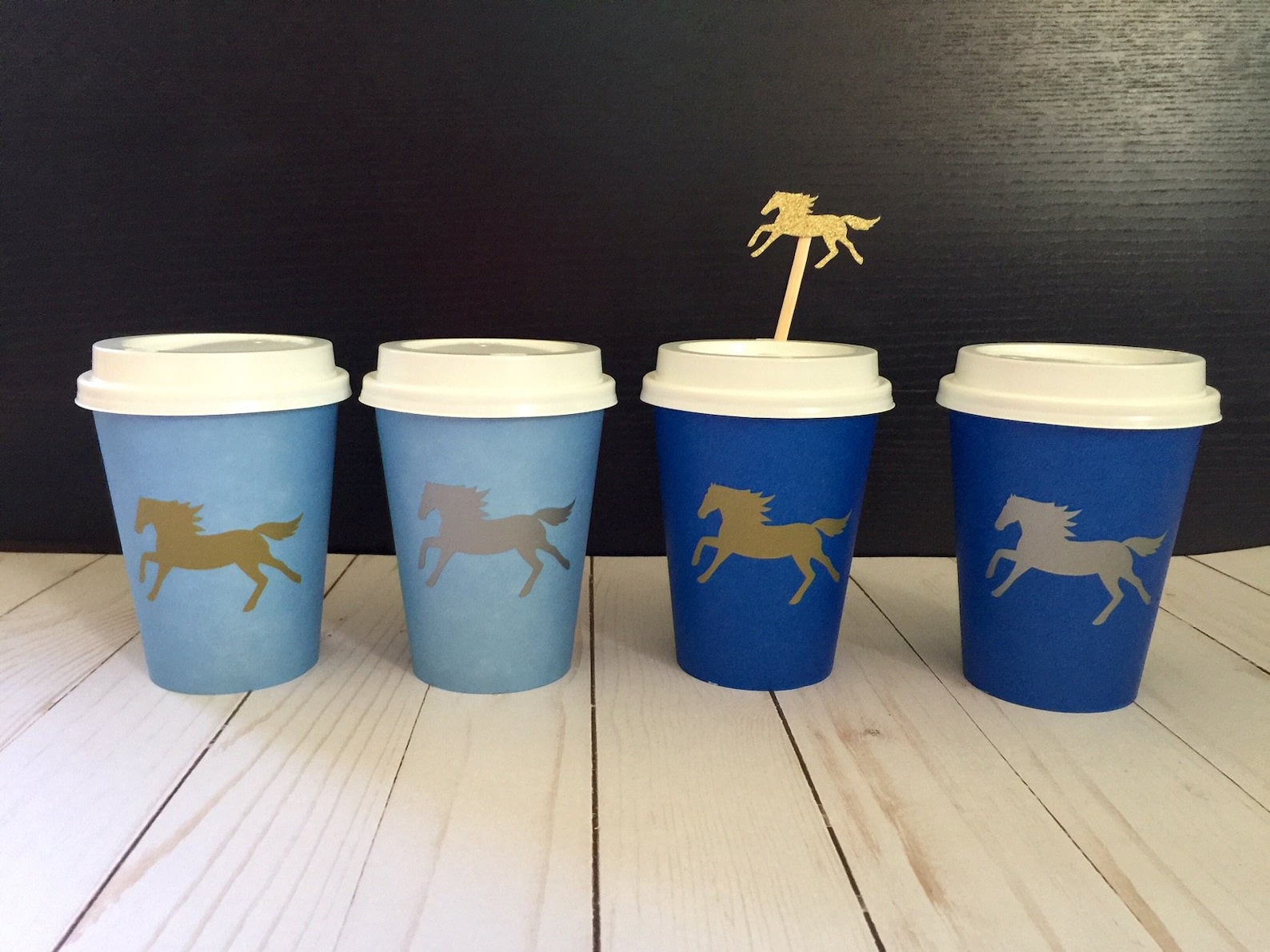 Horse Coffee Cups Party Cups | Equestrian Horse Party Supplies ...