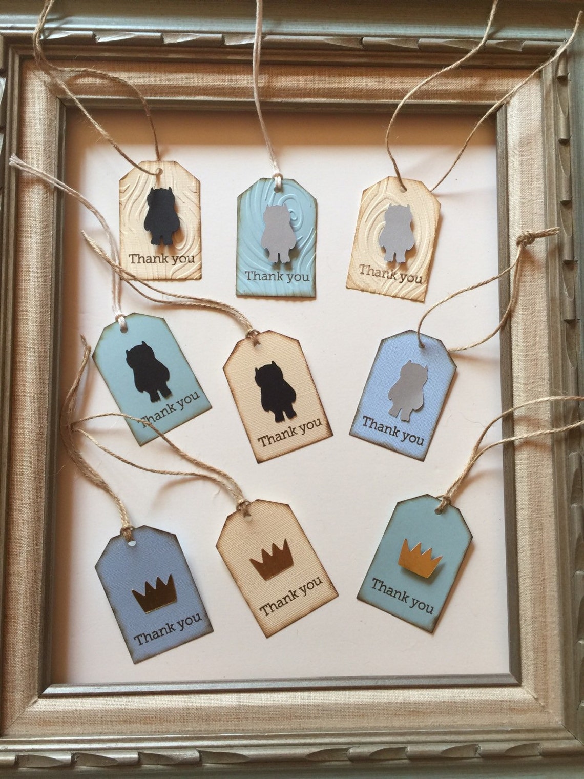 Where the Wild Things Are Party Favor Tags Thank You Tags Wild One ...