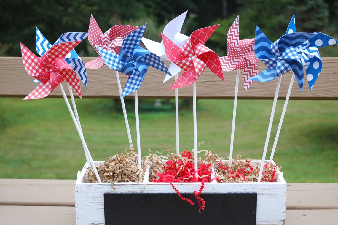 Rainbow Party Pinwheel Easter Table Decor Spinning Windmill - Etsy