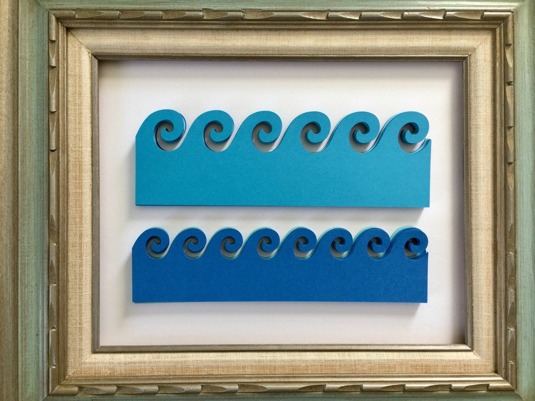 Ocean WAVE Stripes/border Under the Sea Birthday Party Photo Prop Frame ...