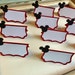 Mickey Mouse Tent Card Placecards One Year Old Toddler Birthday Party ...