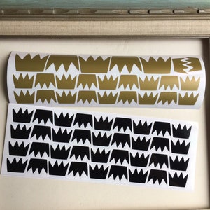 Where the Wild Things Are Party Gold or Silver Decal Stickers Wild One ...