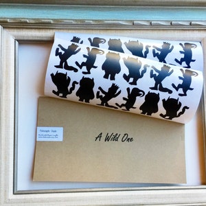 Where the Wild Things Are Party Chalkboard Vinyl Stickers Wild One ...