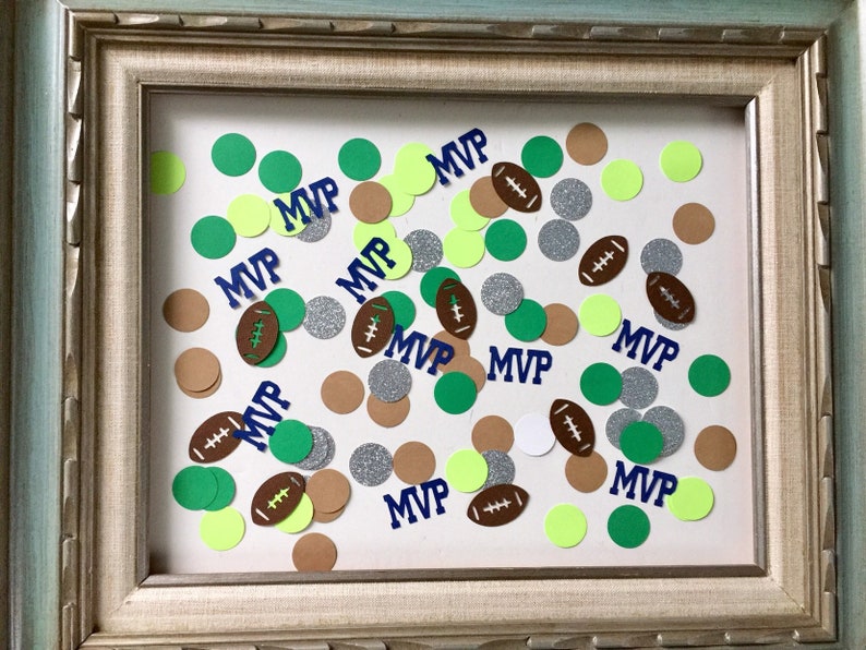 Football Sports Confetti Baby Shower Team Spirit Birthday Wedding Party ...