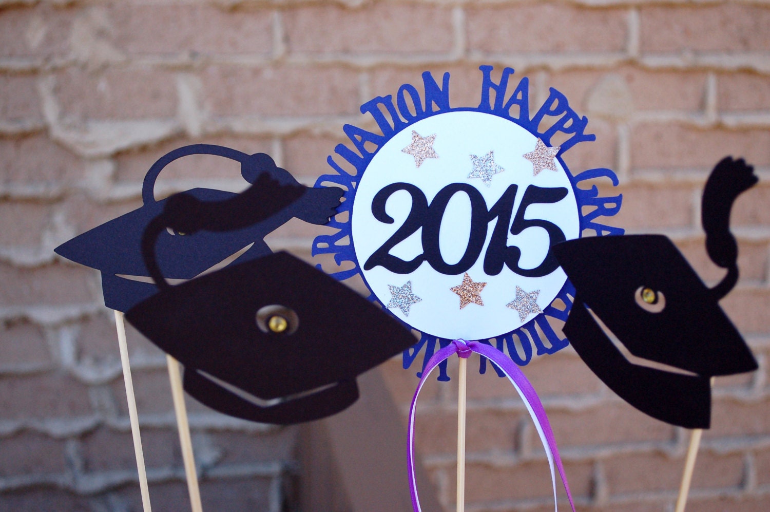Graduation Party Centerpiece Decoration - Class of 2020 Graduation Cap ...