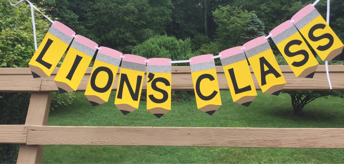 Write Banner Back to School Classroom Banner Decoration | Etsy