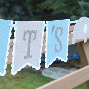 Elephant BABY SHOWER Banner | Baby Boy |prince Birthday Party Banner It ...