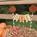 Pumpkin Banner Fall HIGH CHAIR ONE Birthday Banner One Year Old 1st ...