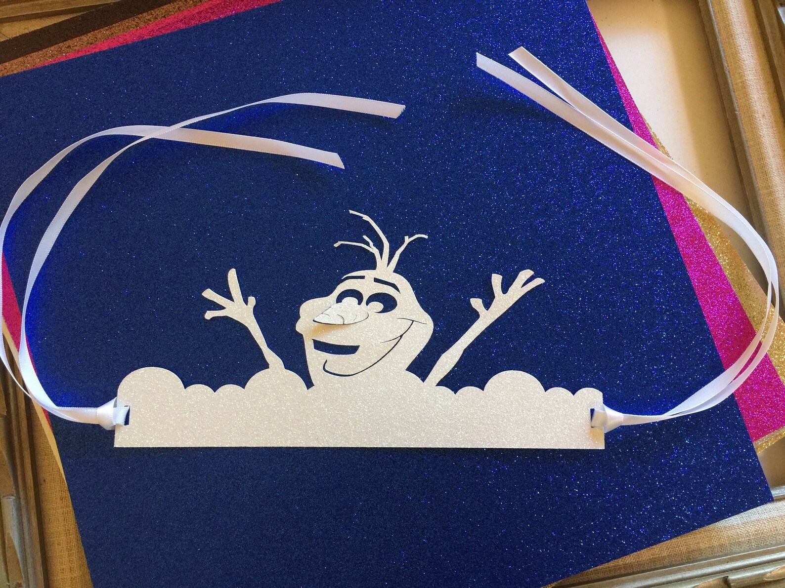 Olaf Crown Favor 6 Snowman Frozen Party Crown Sven Reindeer | Etsy