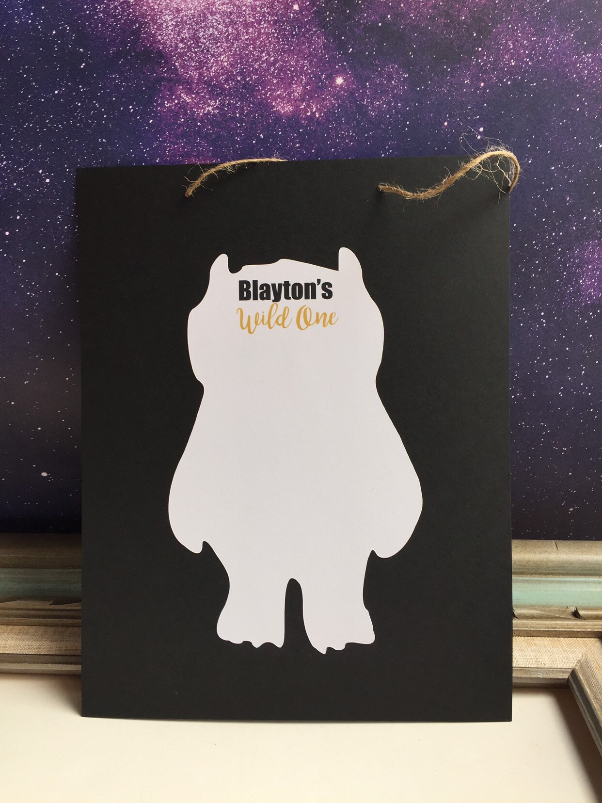 Where the Wild Things Are Party Guest Book Sign Wild One First - Etsy