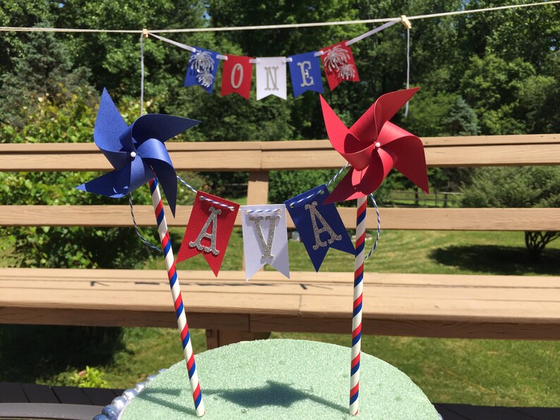 Little Firecracker Banner Memorial Day July 4th of July Sparkle Party ...