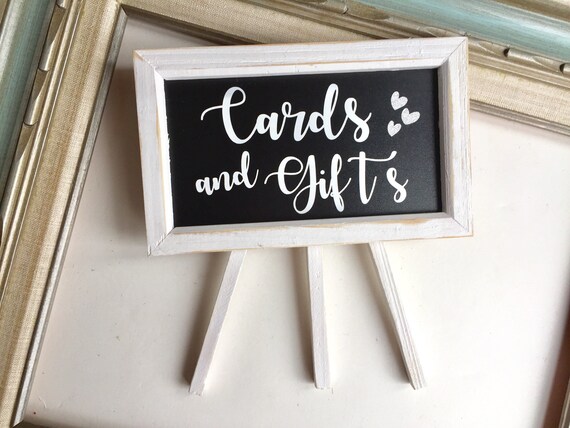 Cards and Gifts Sign Reception Table Sign Welcome Sign - Etsy