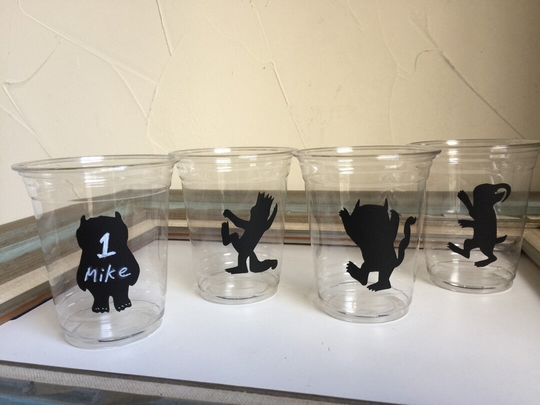 Where the Wild Things Are Party Chalkboard Vinyl Stickers Wild One ...