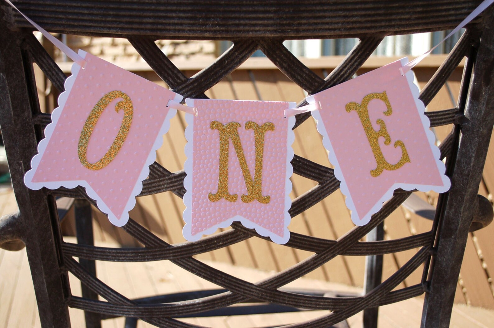 HIGH CHAIR ONE Birthday Party Banner One Year Old 1st First Birthday ...