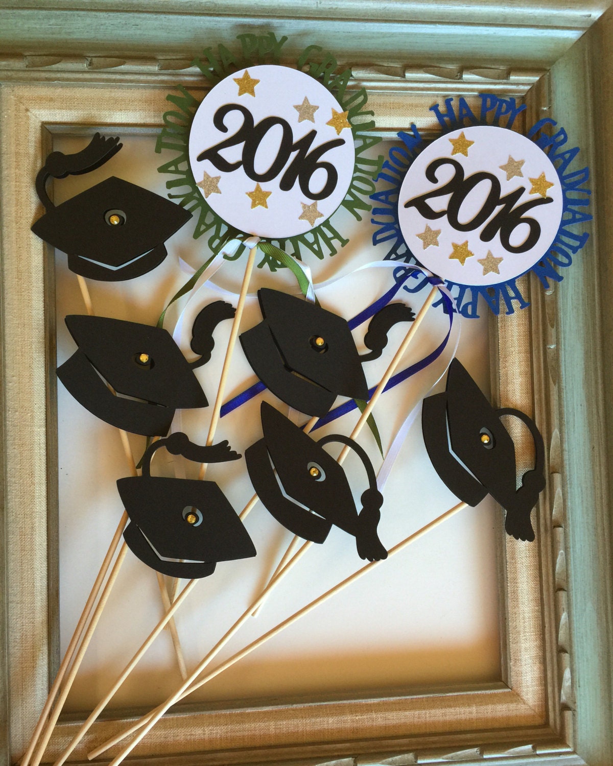 Graduation Party Centerpiece Decoration - Class of 2020 Graduation Cap ...
