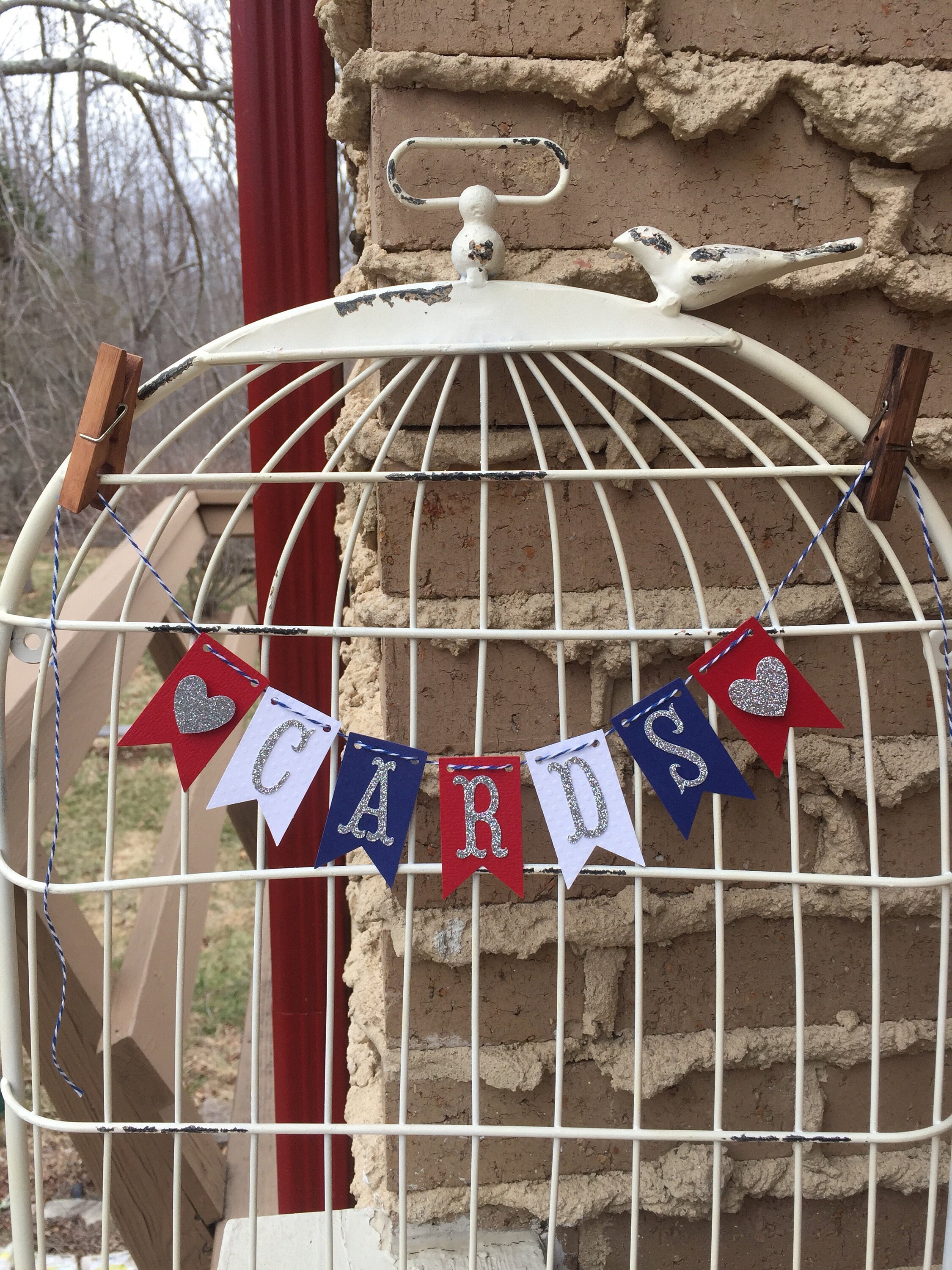 Wedding Cards Banner Mini Banner Wedding Card Sign Wedding | Etsy