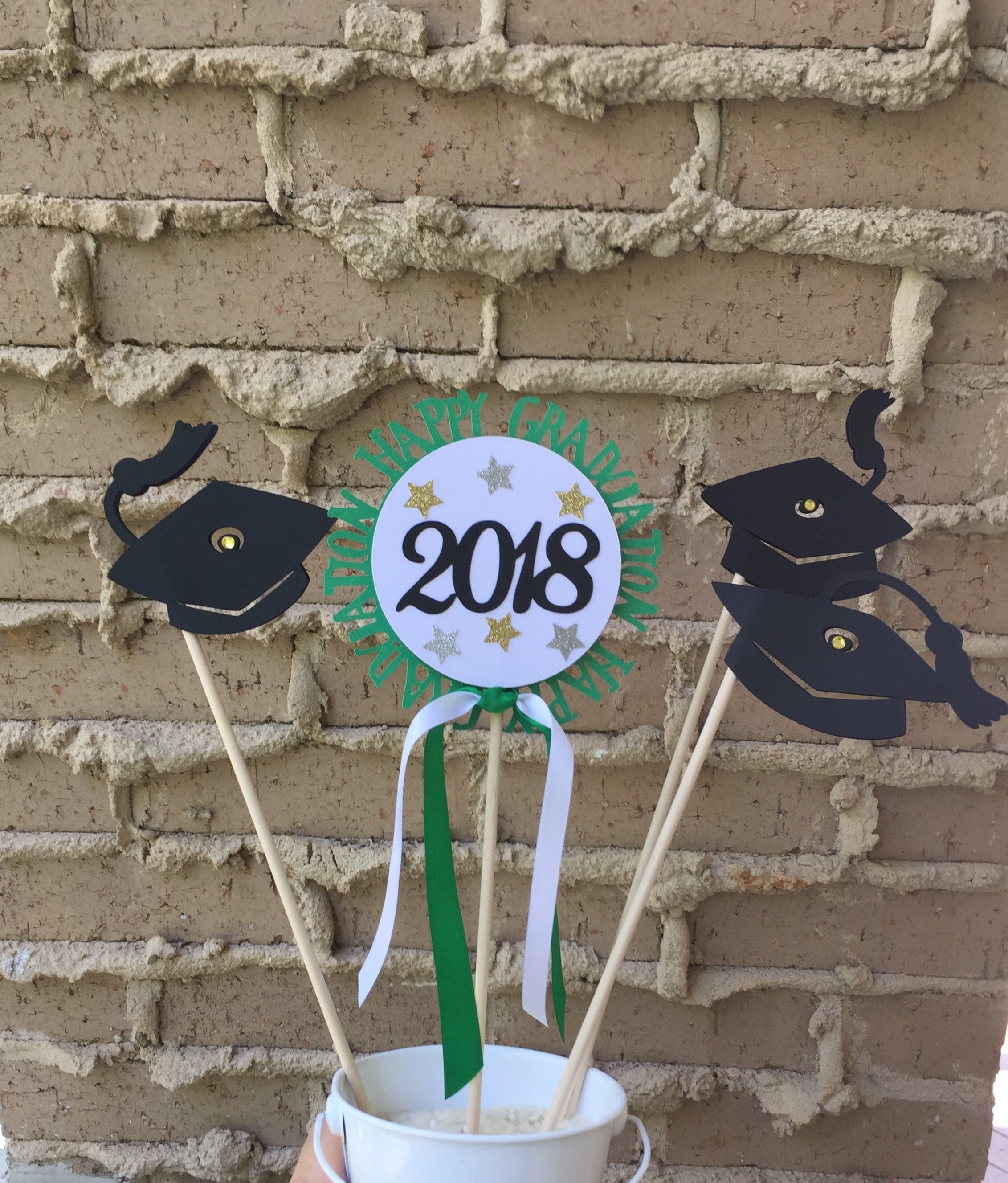 Graduation Party Centerpiece Decoration - Class of 2020 Graduation Cap ...