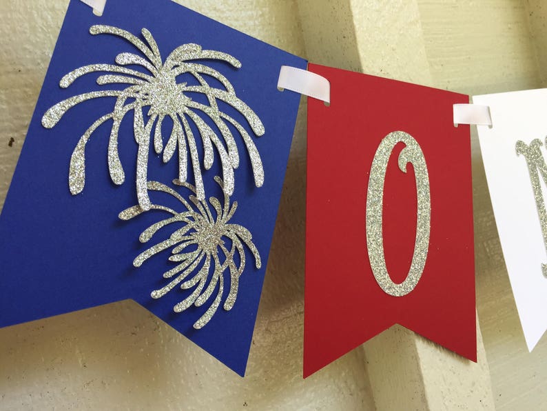 Little Firecracker Banner Memorial Day July 4th of July Sparkle Party ...