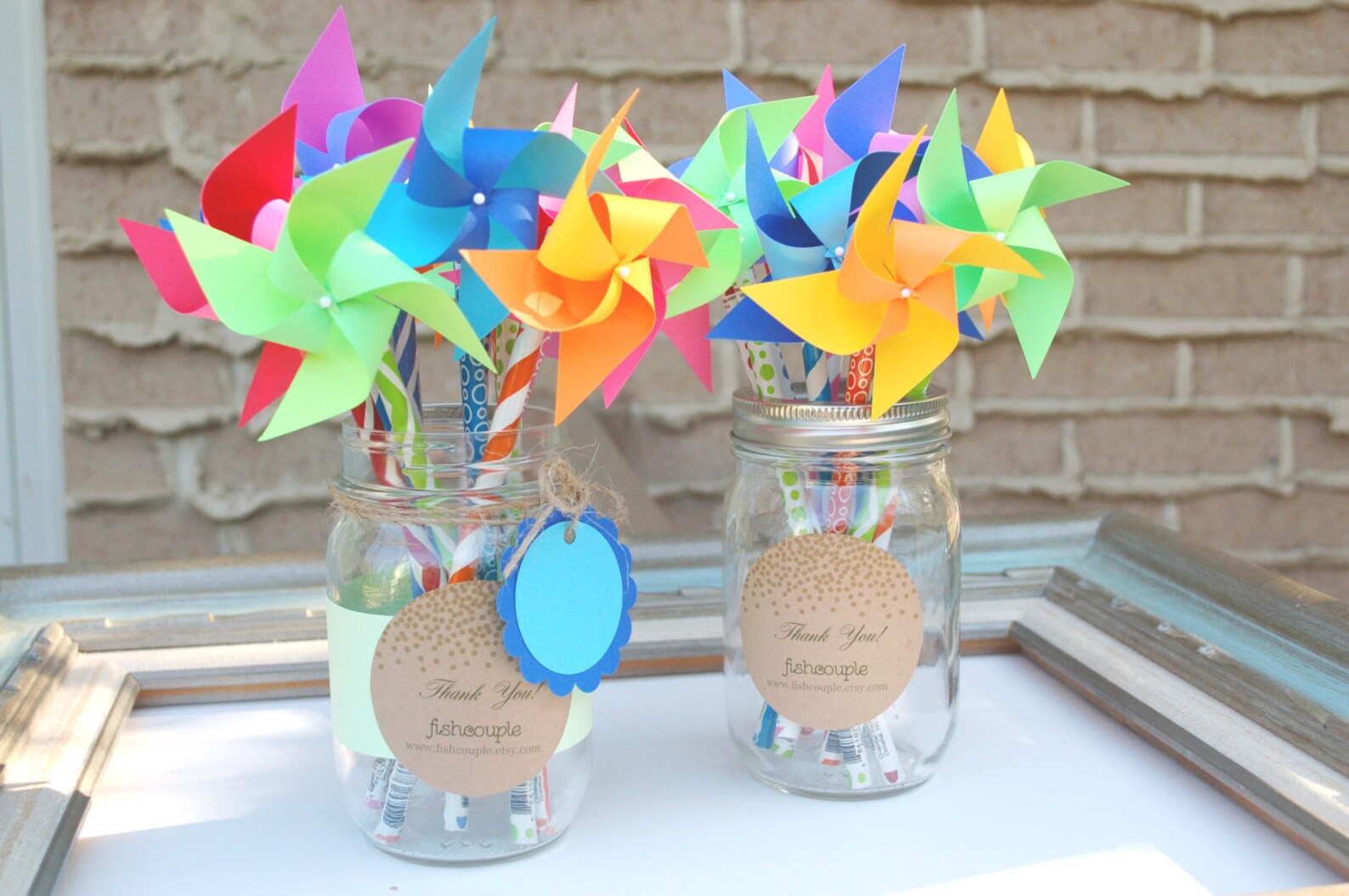 Kids Easter Party Pinwheel Favor Pencil Rainbow Birthday Pinwheel Party ...