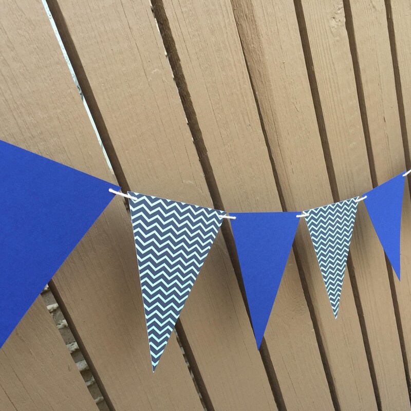 Chevron Pennant - Etsy