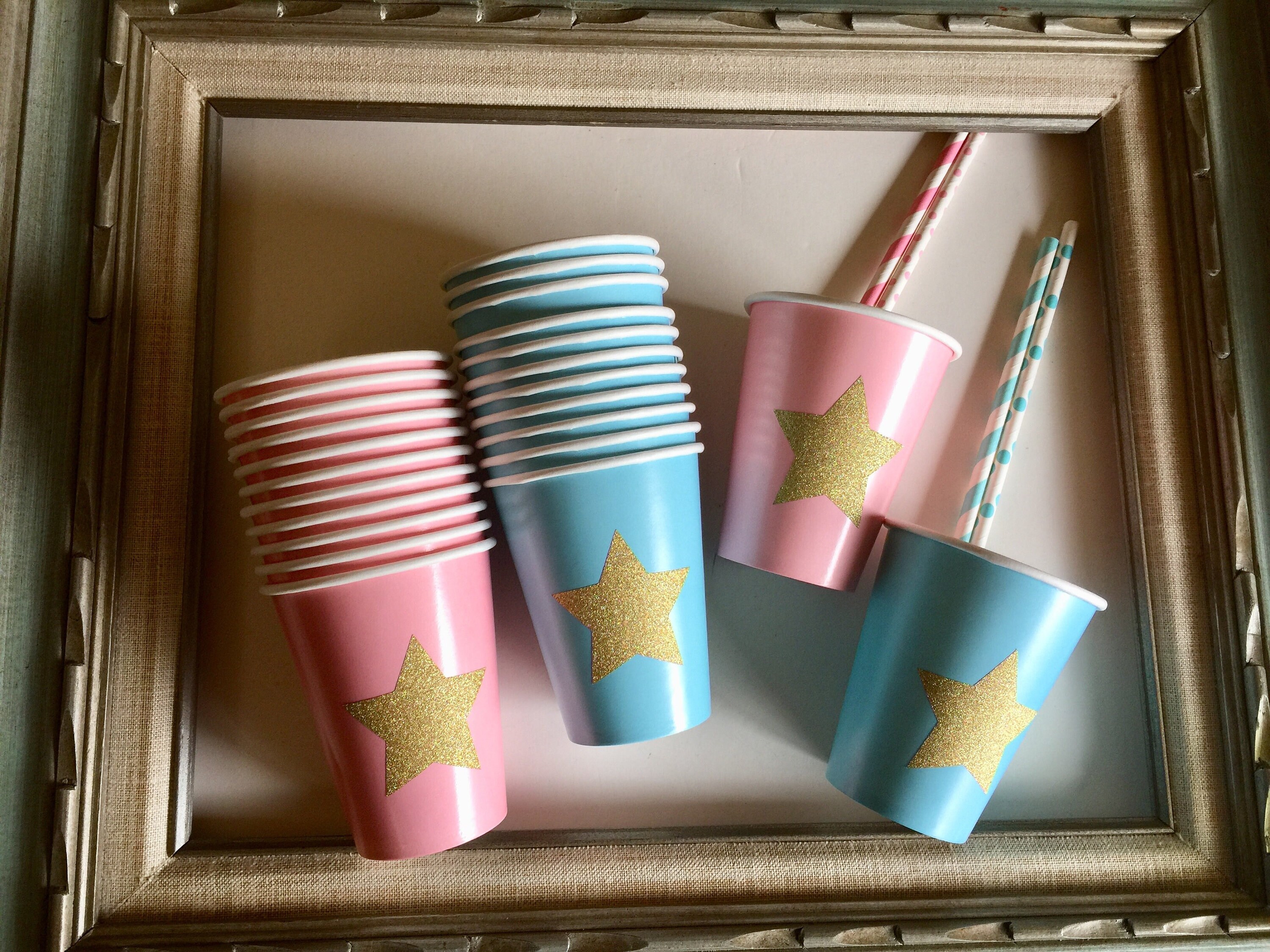 Twinkle Twinkle Little Star Party Cups Disposal Paper Snack Cups ...