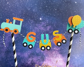 Train Cake Topper - Etsy