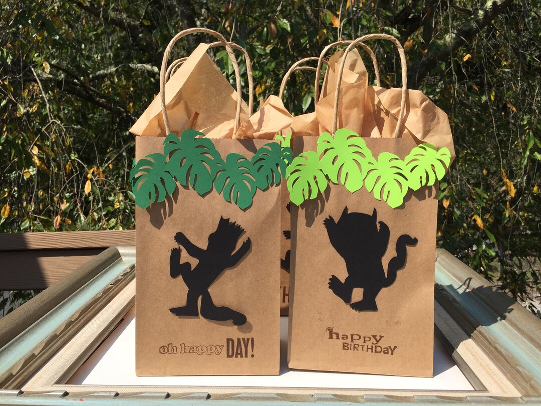 Where the Wild Things Are Party Favor Bags, Wild One First Birthday ...