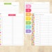 Planning Printables Rainbow Daily Planner Weekly Planner - Etsy