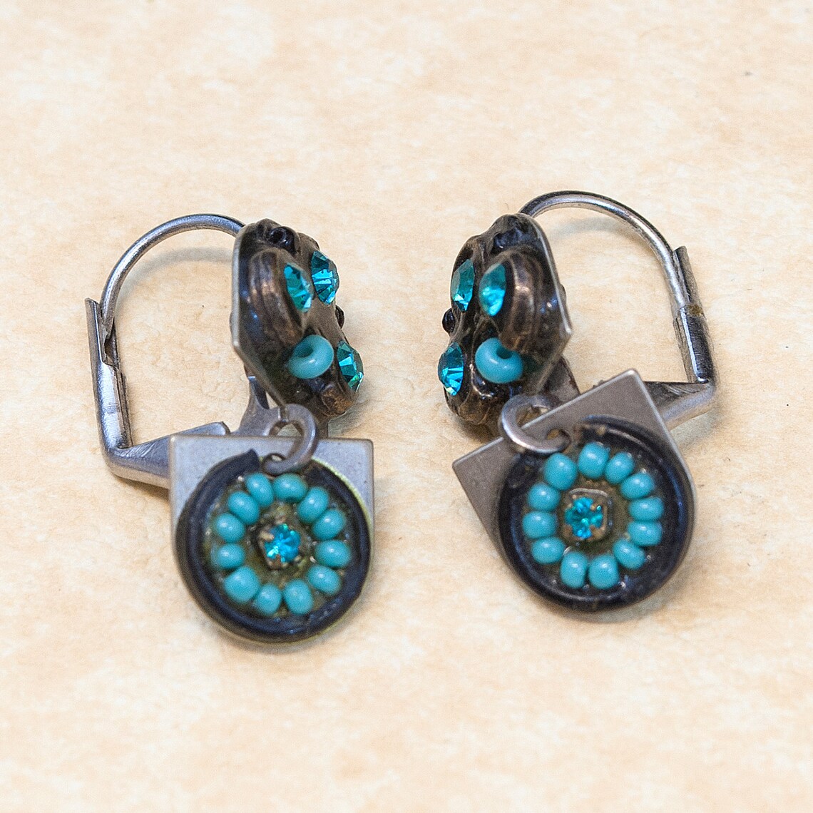 Vintage Necklace - Designer Adaya Necklace and Dangle Earring Set From ...