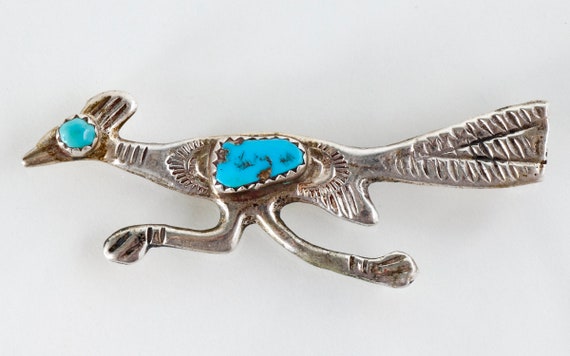 Vintage Brooch Vintage Native American Sterling Silver and | Etsy