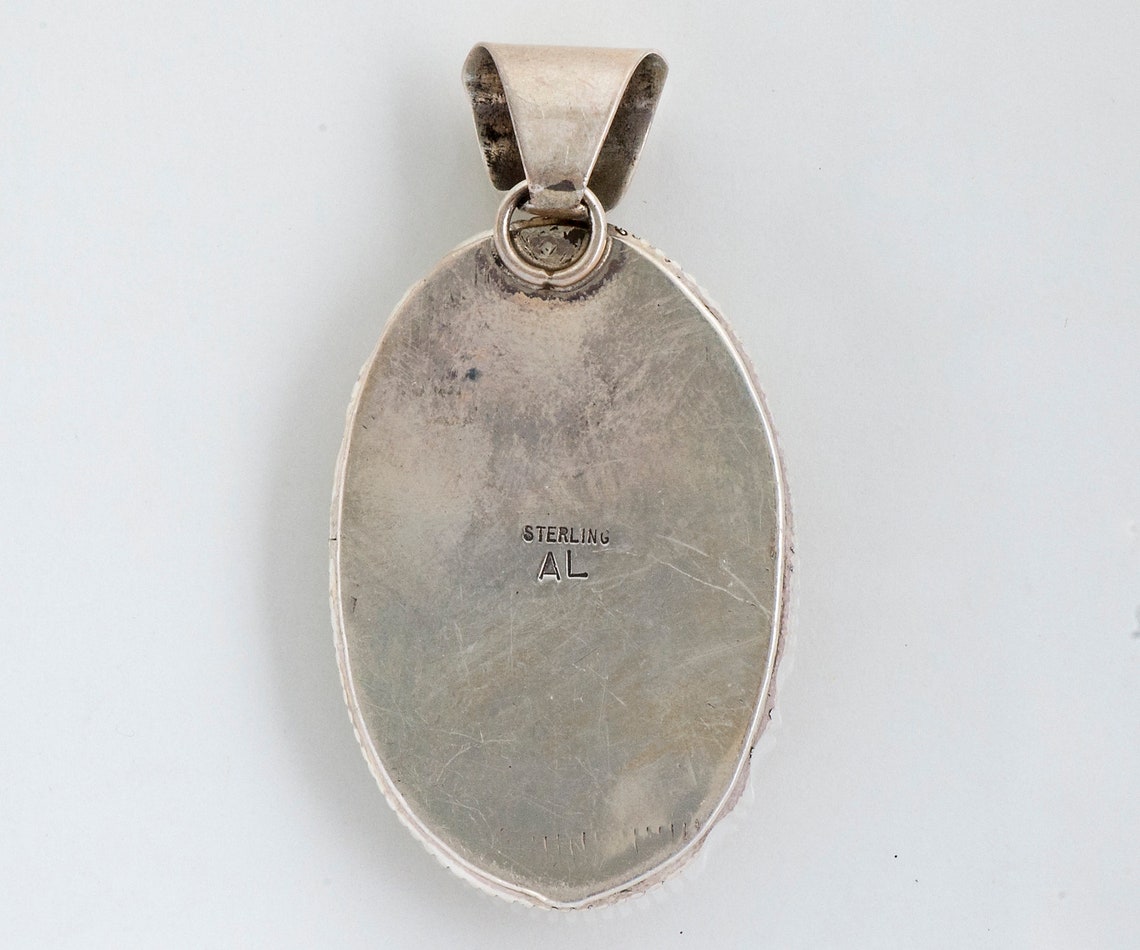 Native American Pendant Vintage Native American Sterling Silver Signed ...