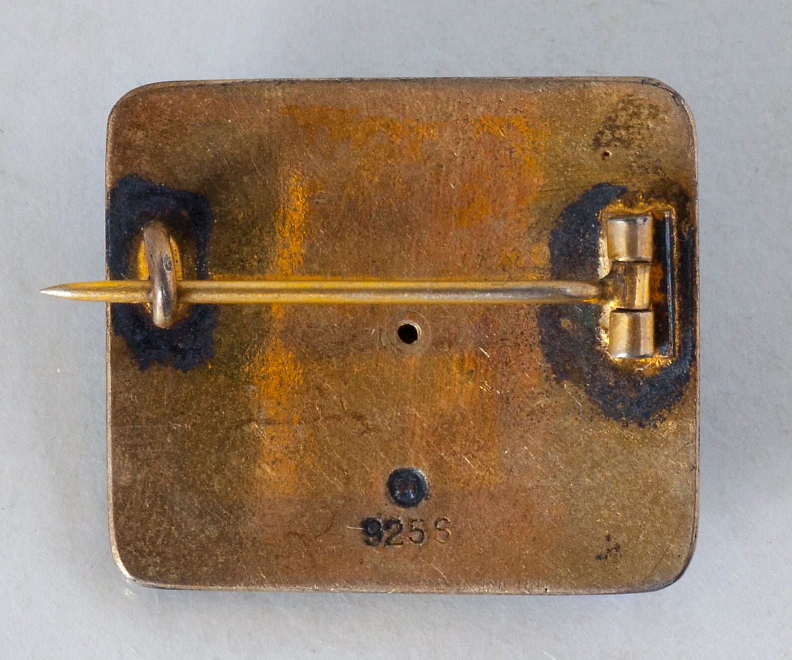 Vintage Pin - Vintage Blue Enamel Sterling Pin - Etsy