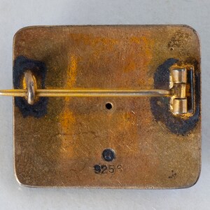 Vintage Pin - Vintage Blue Enamel Sterling Pin - Etsy