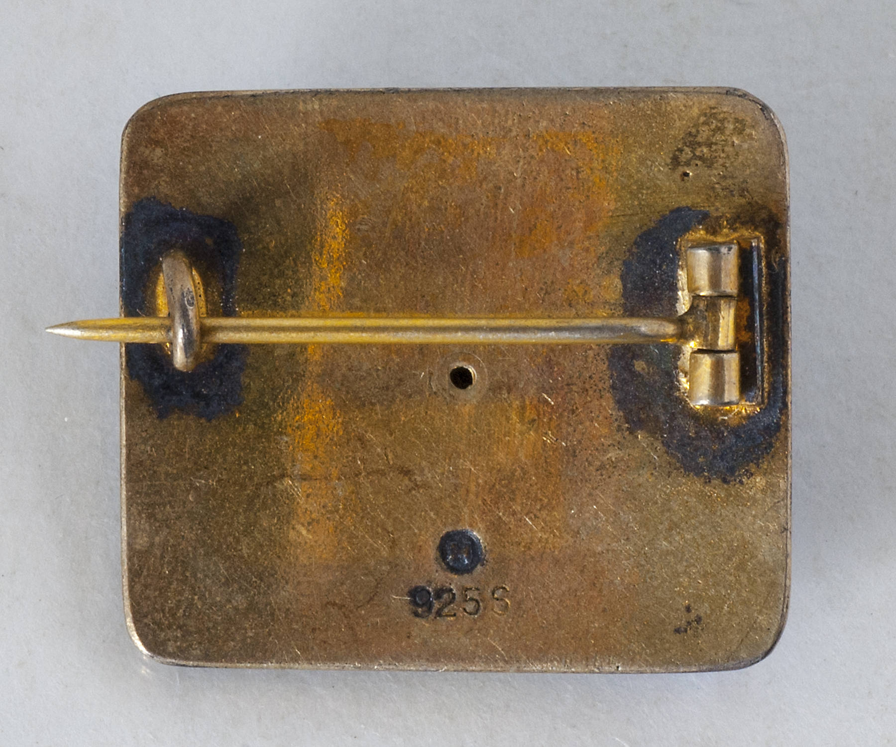 Vintage Pin - Vintage Blue Enamel Sterling Pin - Etsy