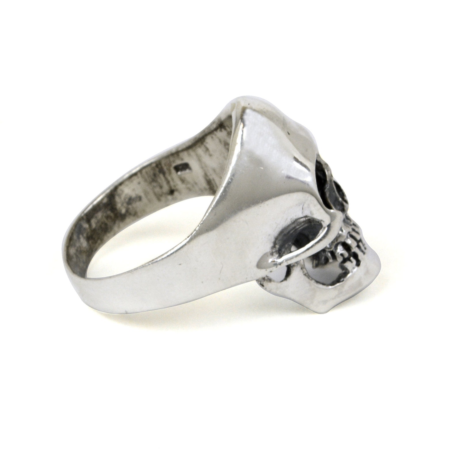 Vintage Ring - Vintage Sterling Silver Large Skull Ring - Etsy