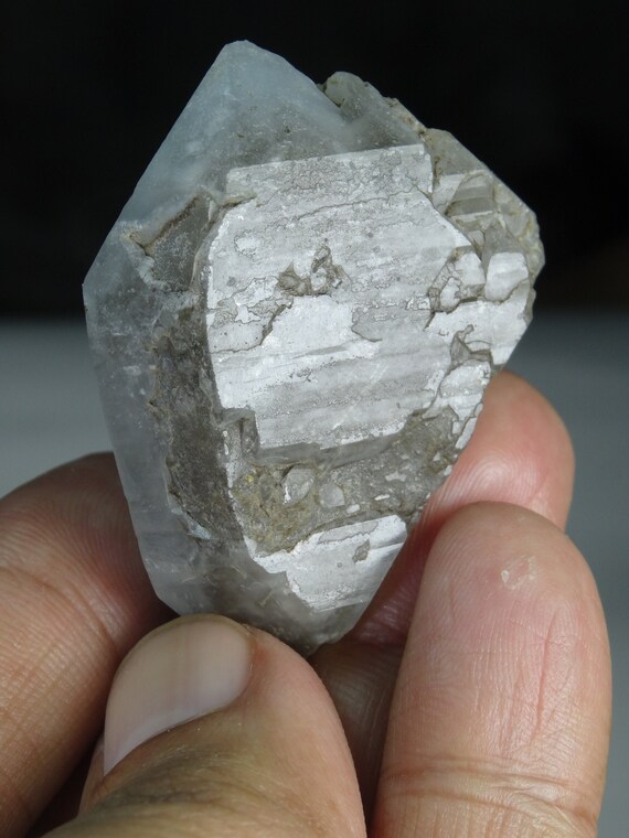 264 Carats Rare Blue Inclusion Quartz Crystal From - Etsy