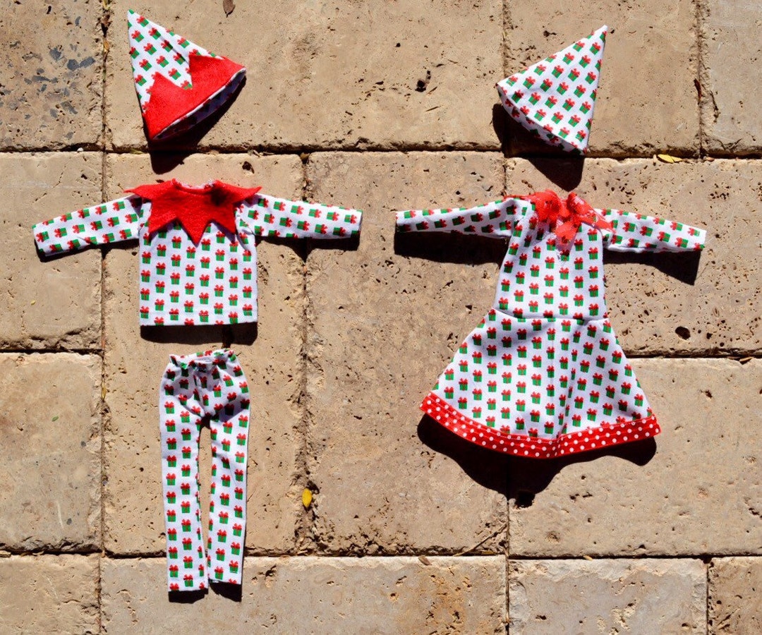 Elf Dress Elf Clothes Elf Clothing Elf Pajamas Elf - Etsy