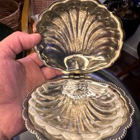 Silver Plated Clam Dish - Etsy